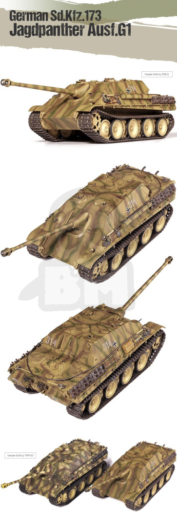 Battle-Models > Academy 13539 Sd.Kfz. 173 Jagdpanther Ausf.G1 1:35